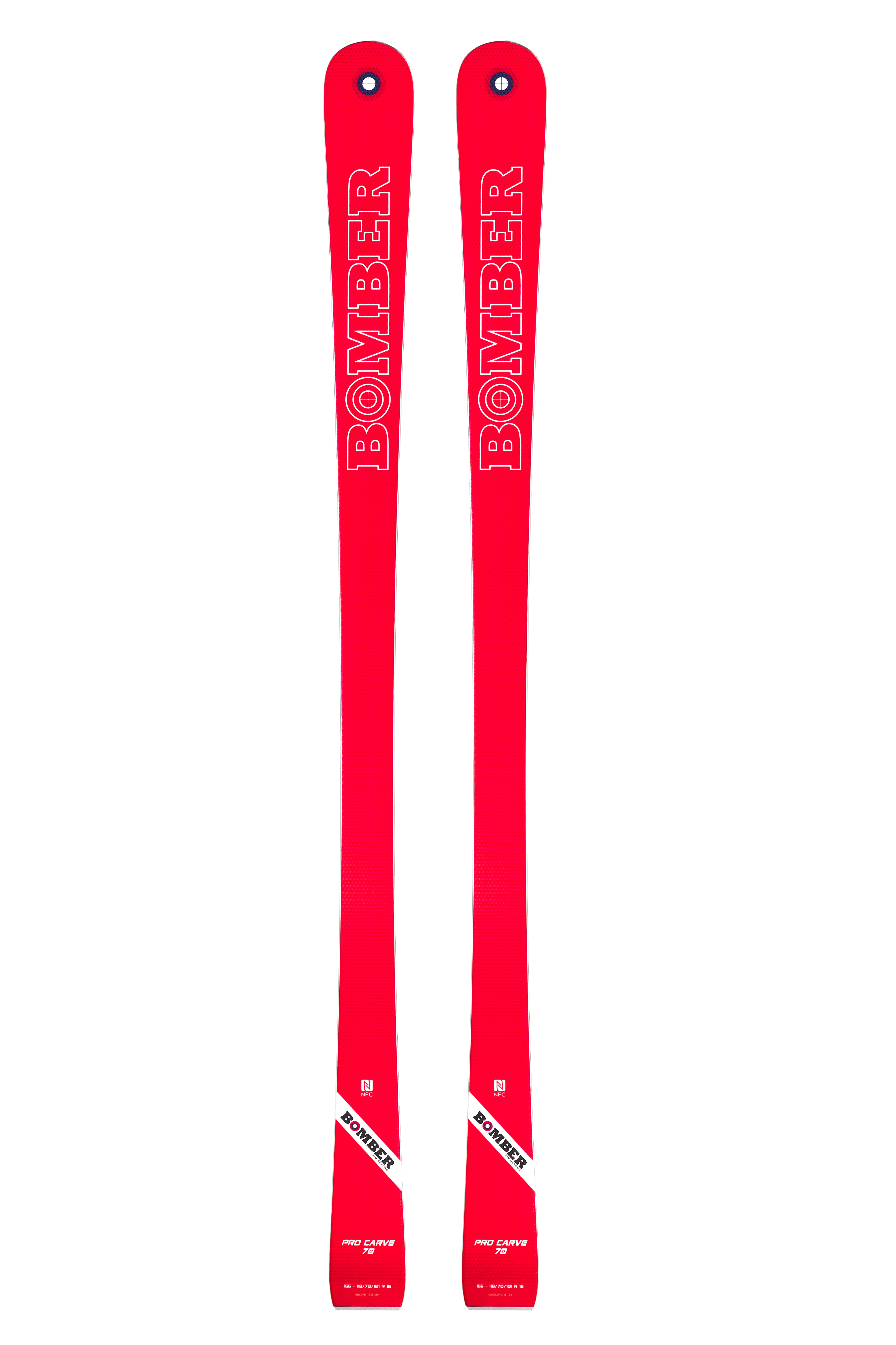 Pro-Carve 70 Carbon Red – Bomber Ski